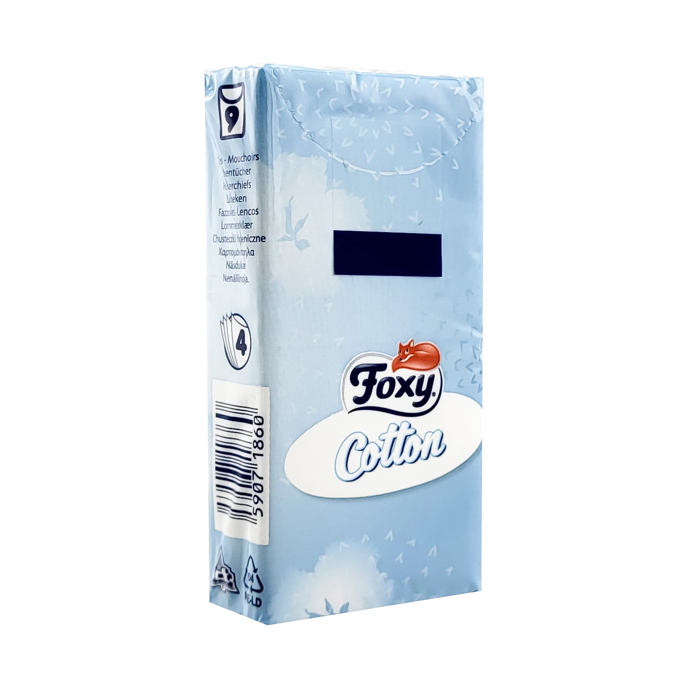 RegalFOXY COTTON - POCKET TISSUE 4ply (eu/plt)